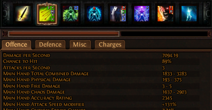 個人的PoEめも : Null's Poison Mancer 【Part : 16】