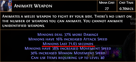 個人的PoEめも : Null's Poison Mancer 【Part : 2】