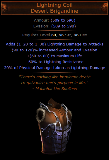 個人的PoEめも : 今期リーグでLightning Coilが安い理由