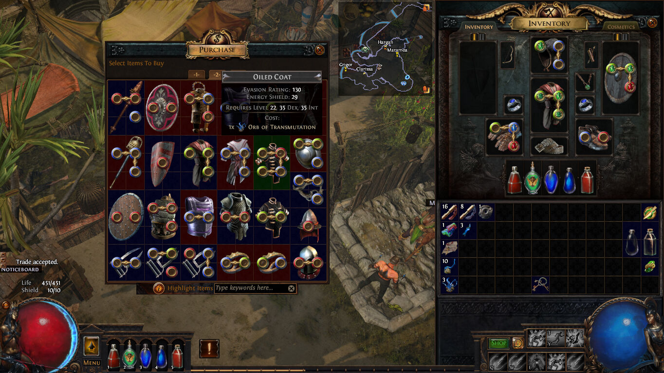 個人的PoEめも : Poison Blade Vortex Day.1