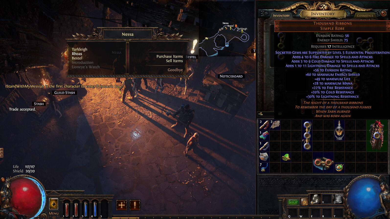 個人的PoEめも : Impale Seismic Trap Saboteur Day.1-2