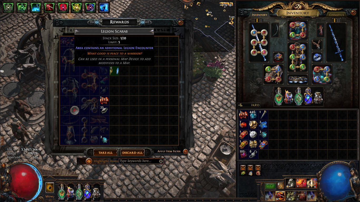 個人的PoEめも : Smite of Divine Judgement Warden