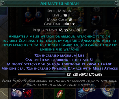 個人的PoEめも : Null's Poison Mancer