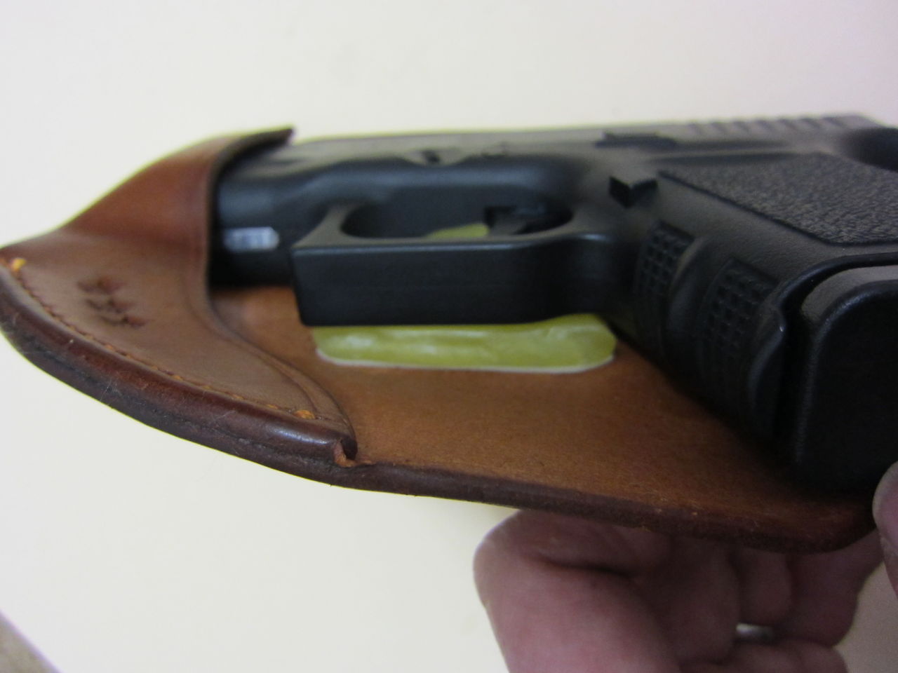 ポケットホルスター GLOCK G26 : Leather Holster