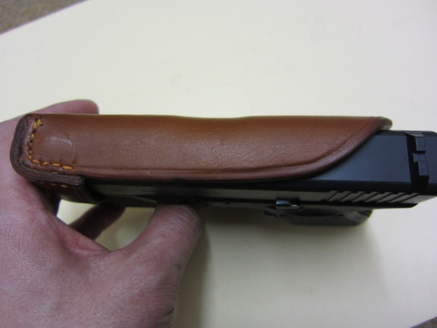 ポケットホルスター GLOCK G26 : Leather Holster