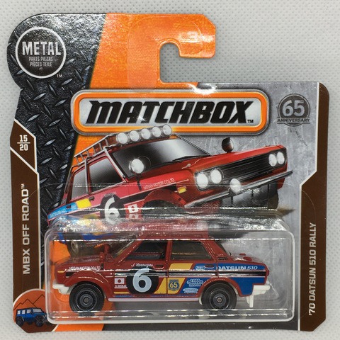 MATCHBOX ブリバリ '70 DATSUN 510 RALLY : Poncha BLOG - since 2016