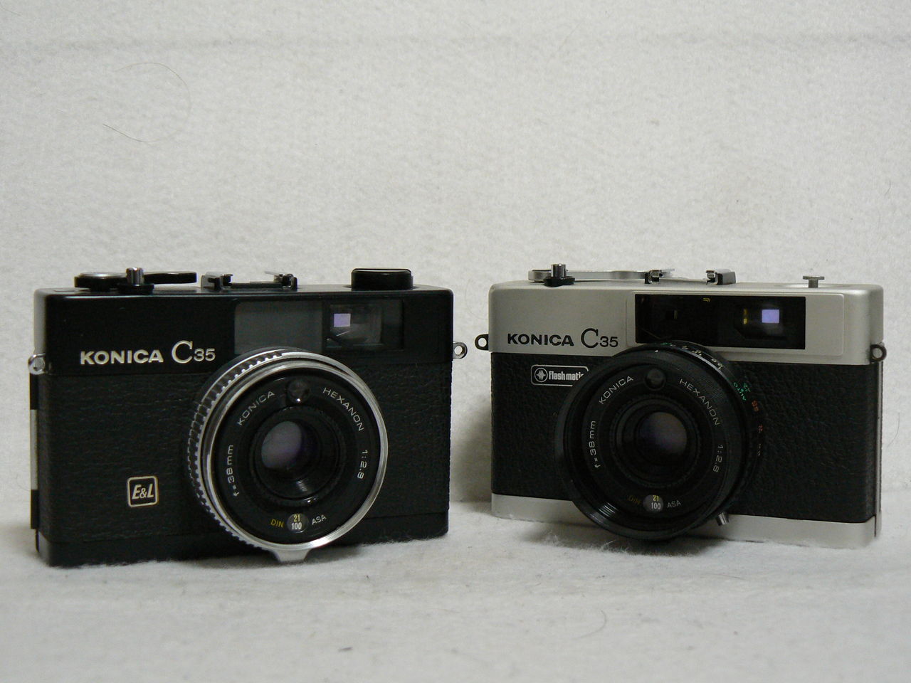 第157回目 コニカC35Flashmatic、コニカC35E＆L : ポンコツとうさんの「カメラの写真」