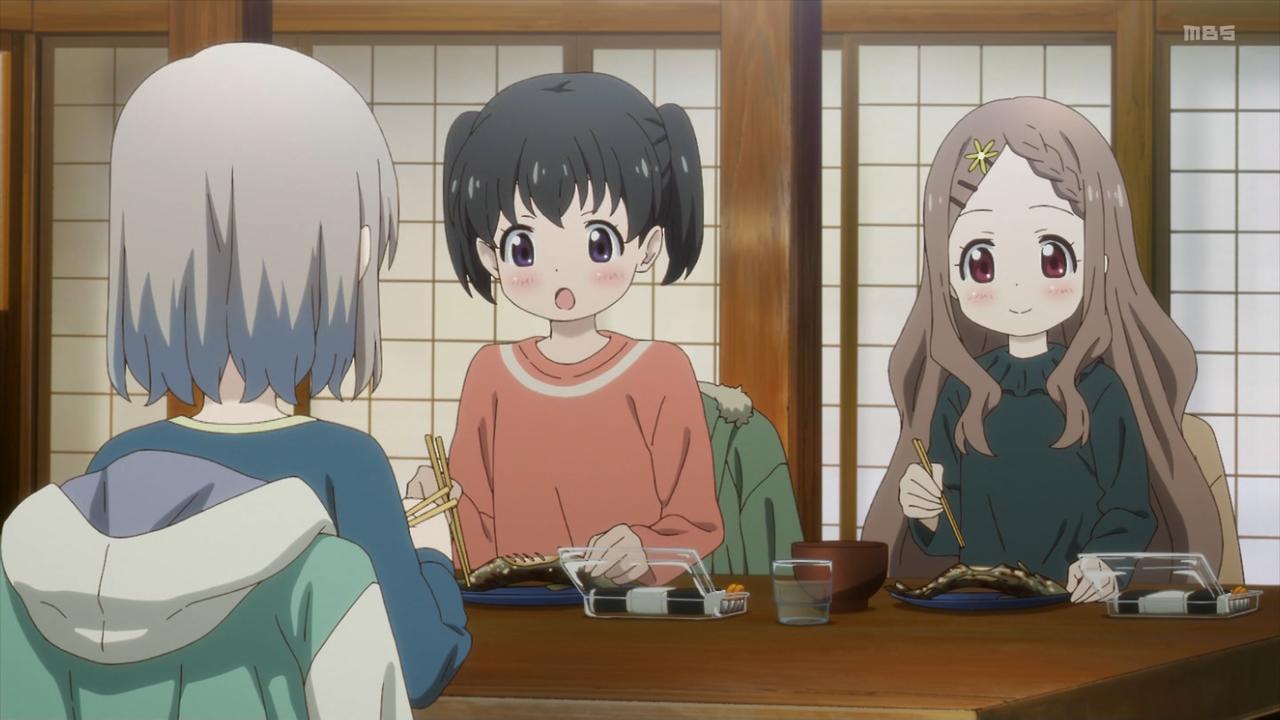 「ヤマノススメ Next Summit」4期 9話感想 父さんが残した熱い想い 母さんがくれたあのまなざし。家族の日常と将来、ここなちゃんさん天狗仙人だけでなく人魚！！ : ポンポコにゅーす ...