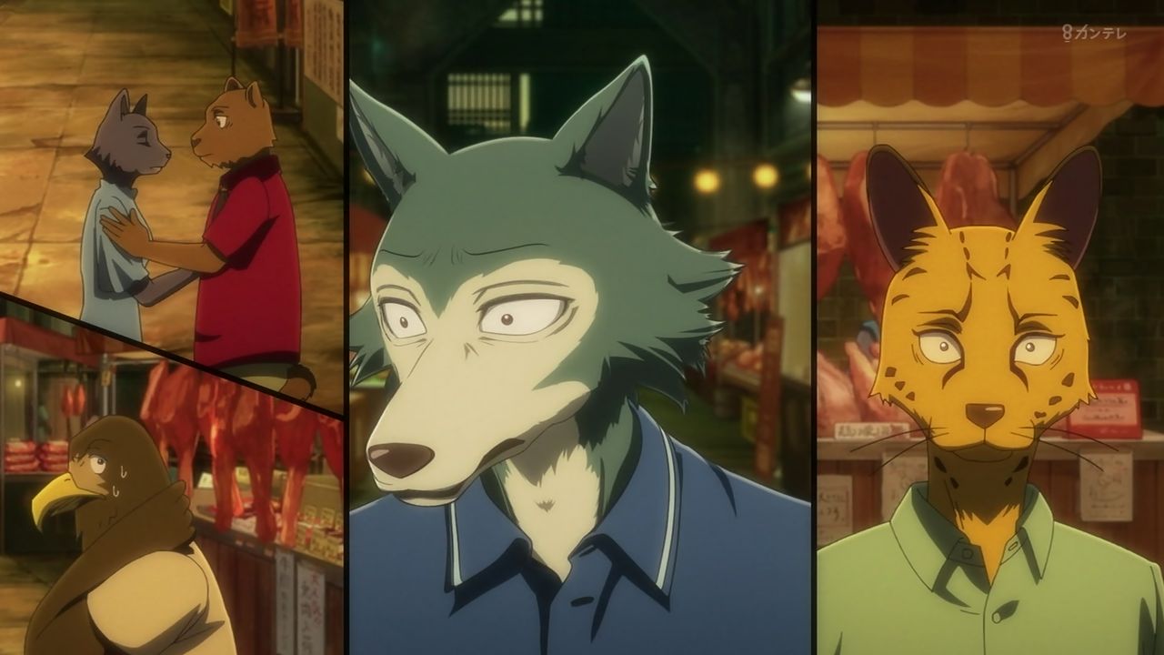 「BEASTARS」10話感想 画像 本能に勝つのは怒りと信念。こんな命がけの告白があるか？愛情がレゴシを掻き乱す、突き動かす ！！[ビー ...