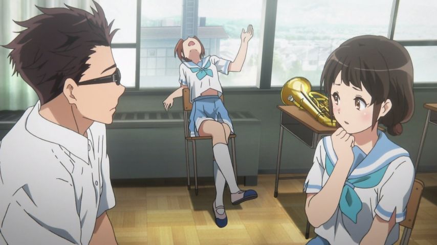 「響け！ユーフォニアム」10話感想 高坂さんを襲う理不尽、デカリボンの乱！夏紀先輩の笑顔に救われる久美子(画像追加版) : ポンポコにゅーす ...