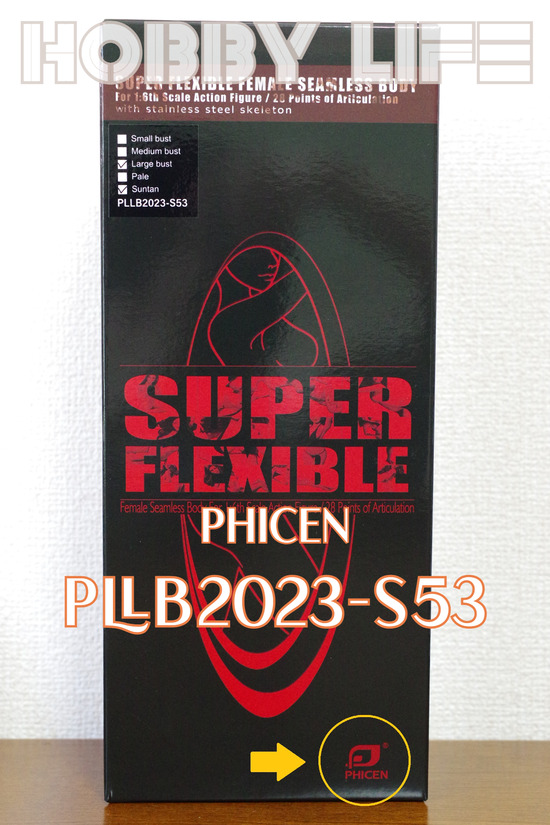 PHICEN PLLB2023-S53 1/6シームレスボディ ※追記あり : hobby life