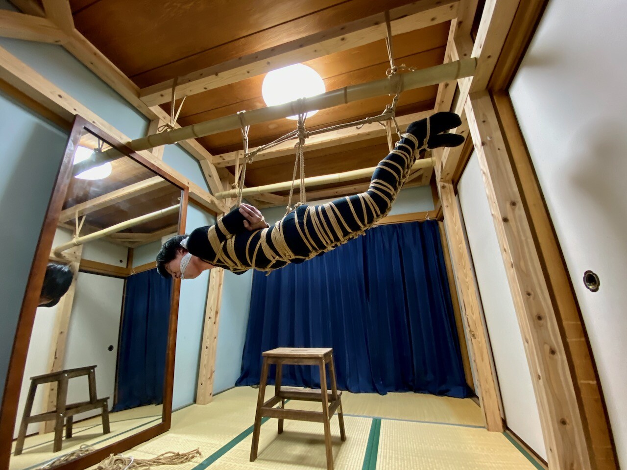 新しい吊床。“My New Shibari Room” : SM Apartment~雛奈子のBlog~