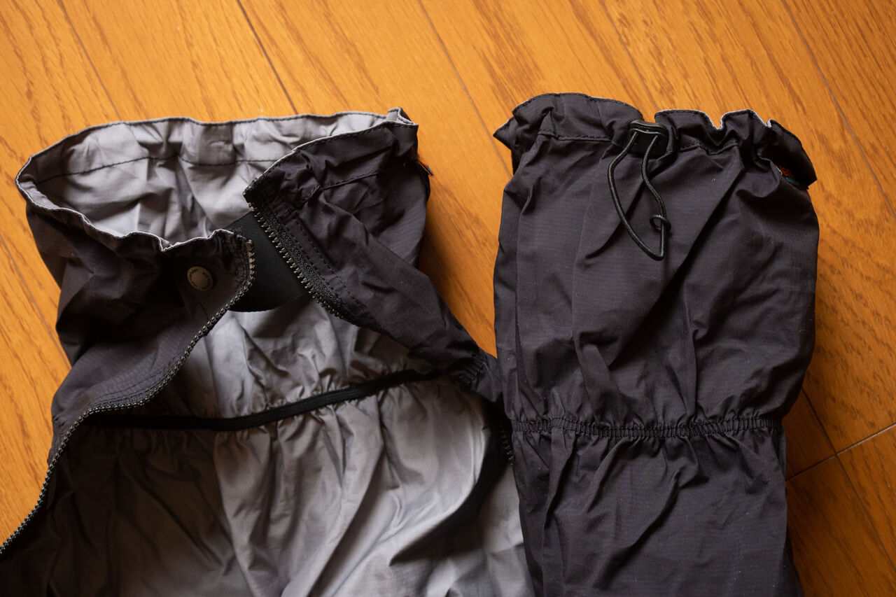 スタイリッシュゲイター [and wander eVent rain gaiter] : 山に野に川に呑みに