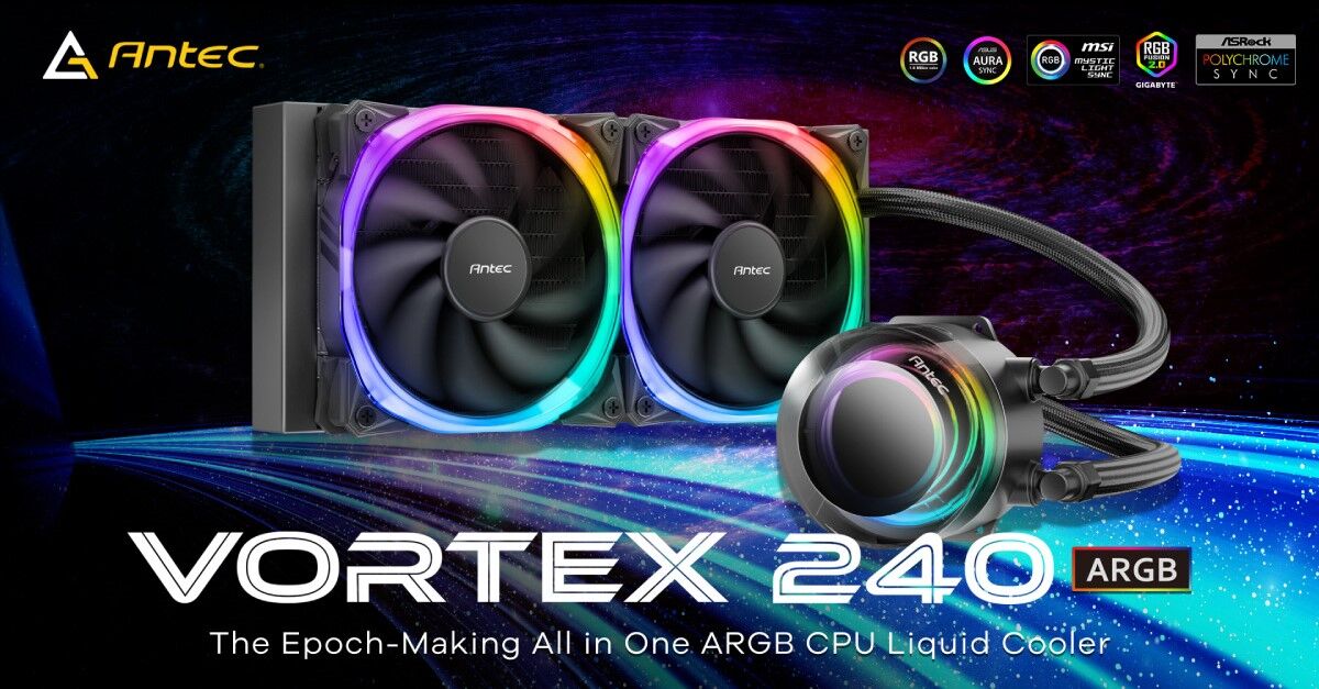 パワーデポ八戸店 パソコン修理・販売【公式】 : 12/3発売 Antec水冷クーラー『VORTEX ARGB』