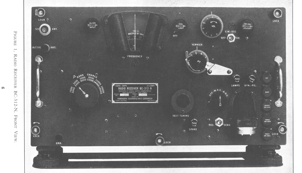 RADIO RECIEVER BC-312, BC-314, BC-342, BC-344 TM11-850N technical ...