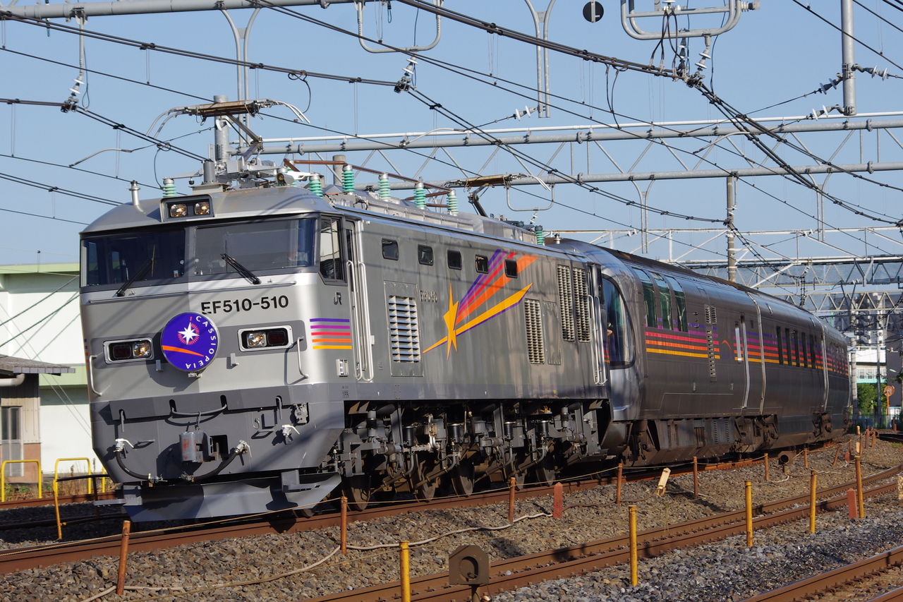 JR東日本 EF510-500写真館 : EF510-510 【カシオペア色】 (6枚)