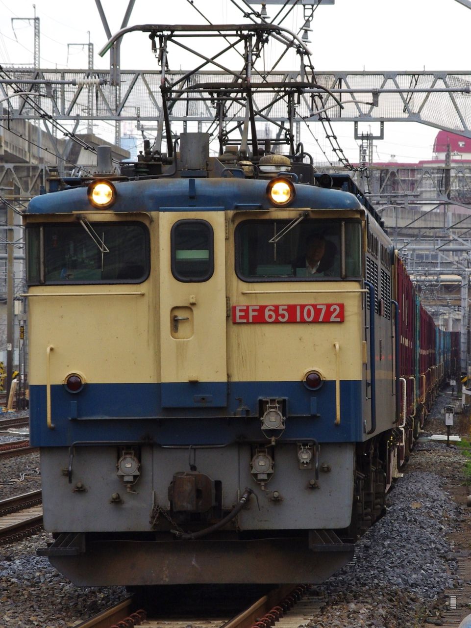 JR東日本/JR貨物 EF65 PF : EF65 1072 [新] 国鉄色 赤プレート