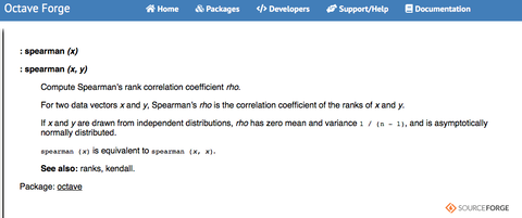 S.12.2O OctaveでSpearmanの順位相関 : PT・OT・アスリートのためのプログラミングとマイコン電子工作入門