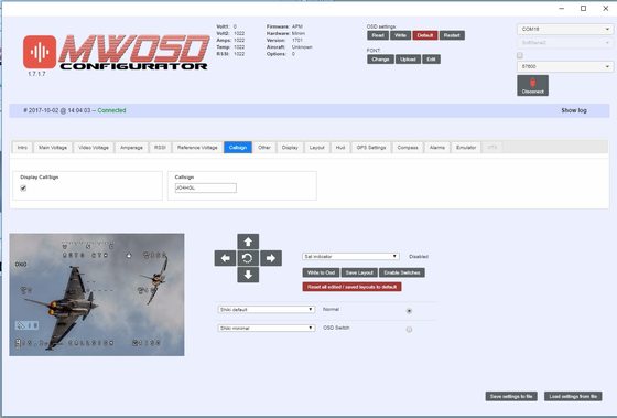 FPVにMWOSD導入（2） : ドローン製作工房
