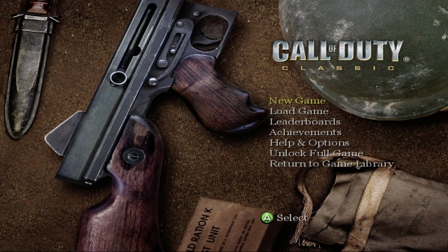 ゲームはきままに．．．．． : [検証] Call of Duty Classic [XBOX360]