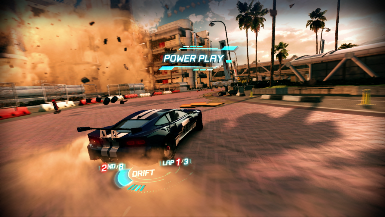 ゲームはきままに．．．．． : SPLIT / SECOND DEMO 分析 - XBOX360