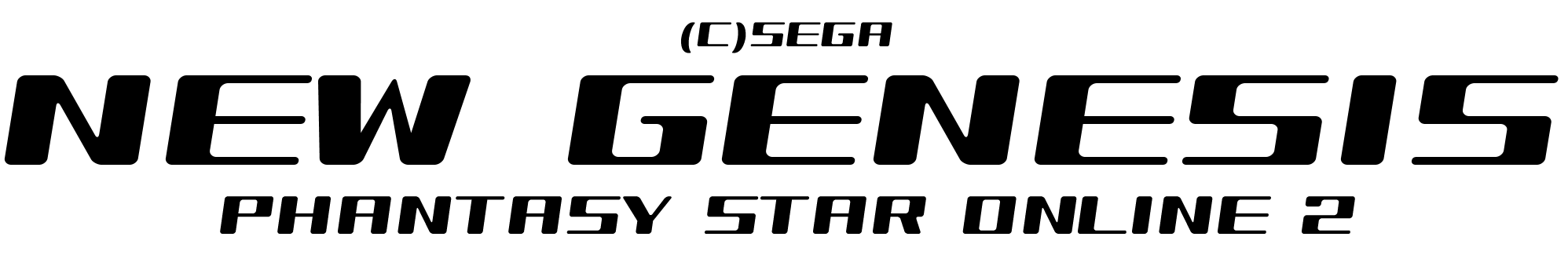 超シンプルなロゴつくりました【PSO2NGSロゴ】 : 時雨のPSO2NGSロゴ置き場