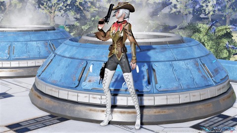 《PSO2･NGS》ARKSコーディネート部｡:《PSO2》 アベント[Ou]＋フルドラ[Ba]のスチパン風コーデ