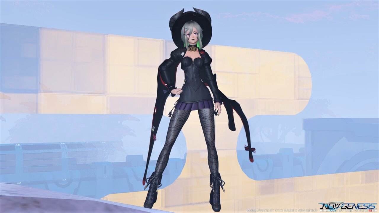 《PSO2･NGS》ARKSコーディネート部｡:《PSO2》♡プロウラー[Ou]＋ガット[Ba]のハロウィンコーデ②