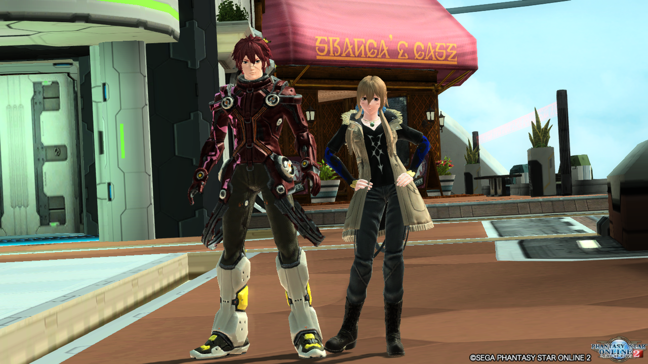 《PSO2･NGS》ARKSコーディネート部｡:《PSO2》★リチュアル[Ou]＋ワイルド[Ba]の、ちょいセクシーな男の娘コーデ