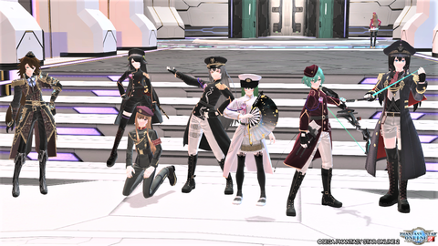 《PSO2･NGS》ARKSコーディネート部｡:《PSO2》 ★男の娘の軍服コーデ集会に参加してきましたぁ