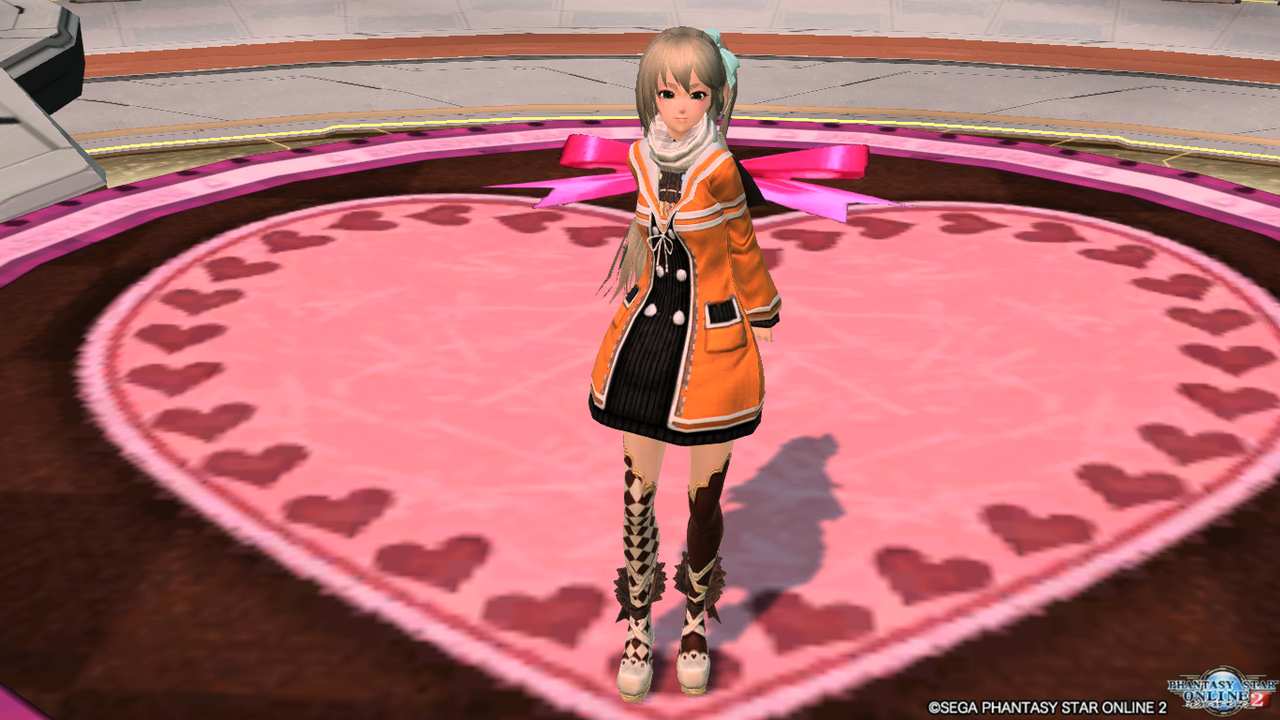 《PSO2･NGS》ARKSコーディネート部｡:《PSO2》♡オフショル[Ou]＋ストライプ[Ba]のシンプルkawaiiコーデ