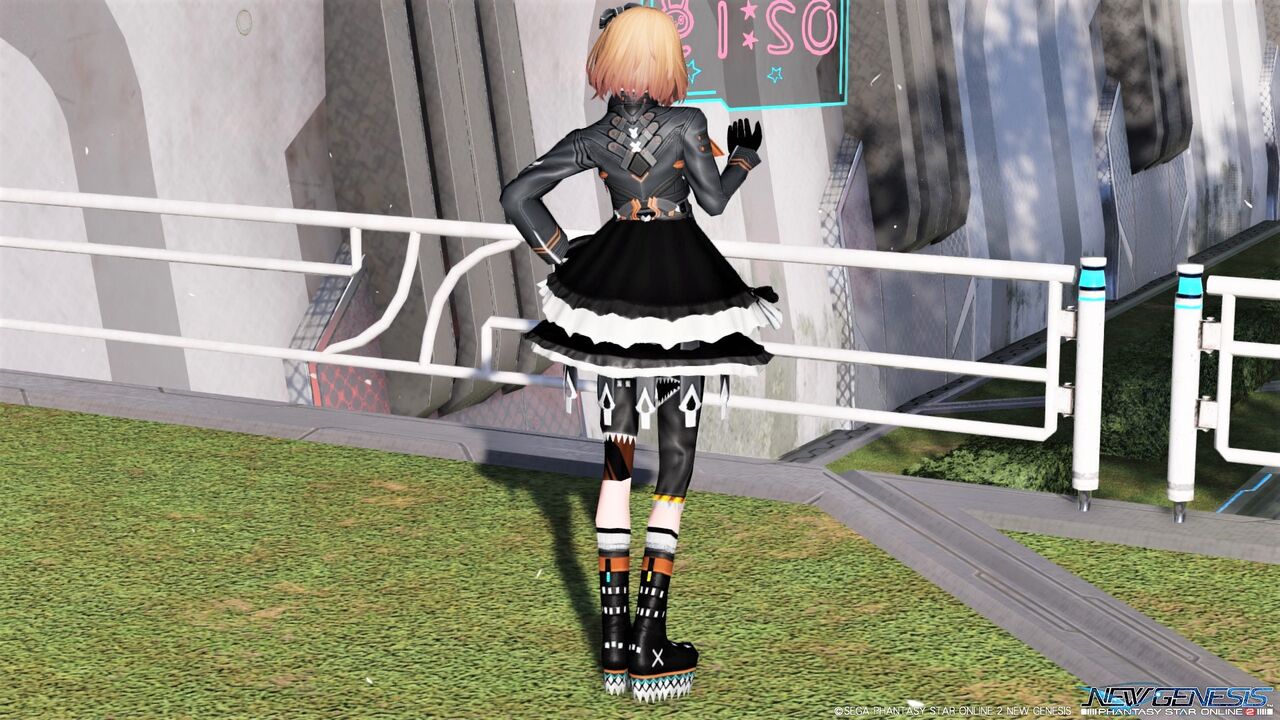 《PSO2･NGS》ARKSコーディネート部｡:《PSO2》★ルミネス[Ou]＋ブレイク[Ba]のダーク系コーデ