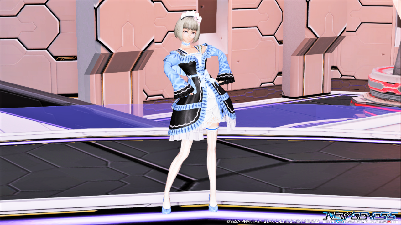 《PSO2･NGS》ARKSコーディネート部｡:《PSO2》 ♡メイド集会に行ってきました