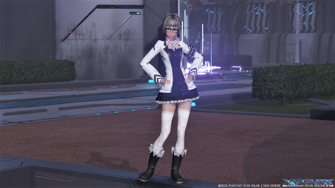 《PSO2･NGS》ARKSコーディネート部｡:《NGS》♡N-アークスブレザー[Se]で風紀委員風コーデ