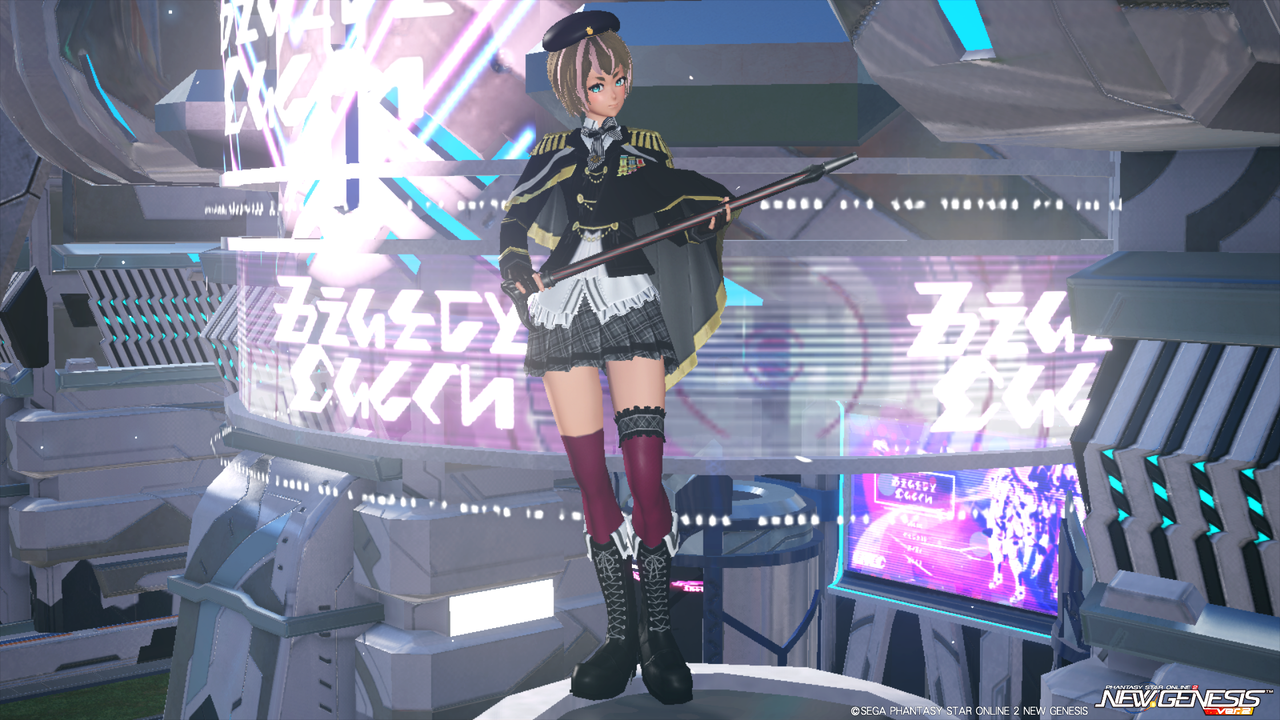 《PSO2･NGS》ARKSコーディネート部｡:《PSO2》♡シャイニーアイドル[Ba]のOu替え3種類コーデ