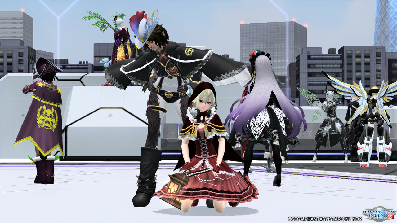 《PSO2･NGS》ARKSコーディネート部｡:《PSO2》 ♡ハッピー[Ou]＋ゴシックパンクワンピ[Ba]で集会に参加してきました