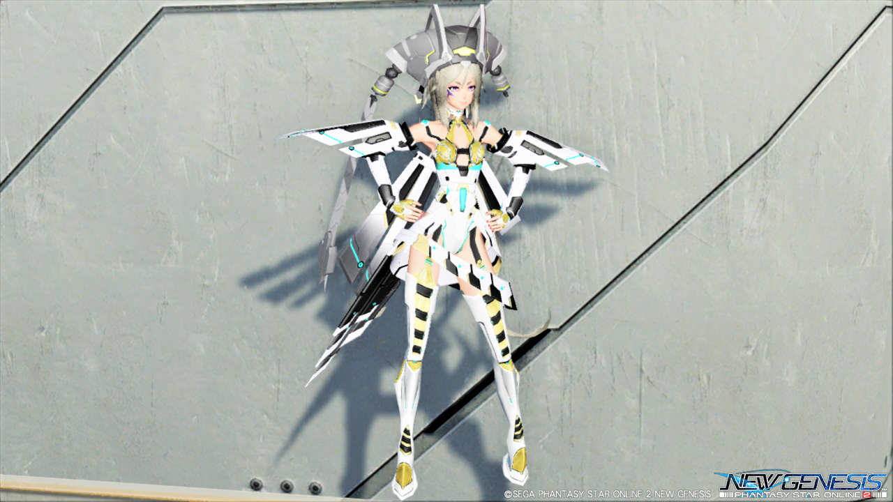 《PSO2･NGS》ARKSコーディネート部｡:《PSO2》♡ハリエット[Ou]＋エレティック[Ba]のEt風コーデ
