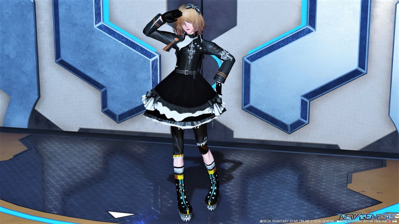 《PSO2･NGS》ARKSコーディネート部｡:《PSO2》★ルミネス[Ou]＋ブレイク[Ba]のダーク系コーデ