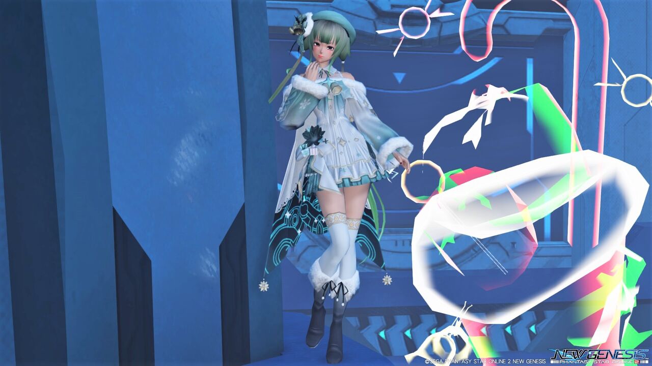 《PSO2･NGS》ARKSコーディネート部｡:《PSO2》♡シュアンタージュのクリスマスコーデ