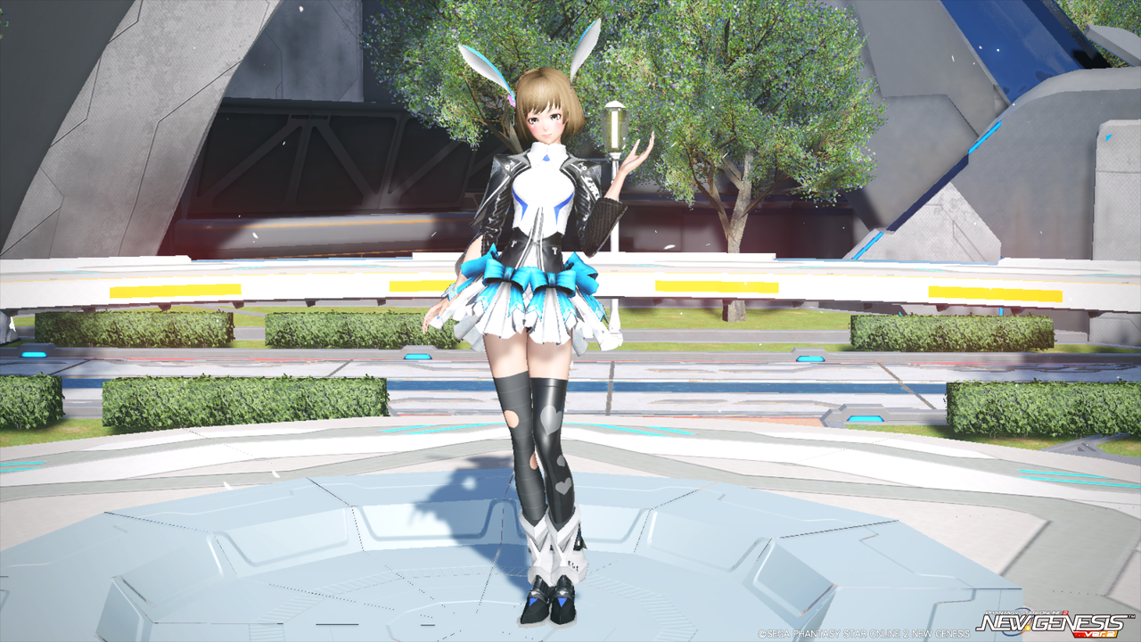 《PSO2･NGS》ARKSコーディネート部｡:《NGS》♡腰フリルコーデ①アルティ[Ba]