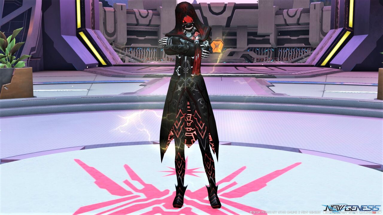 《PSO2･NGS》ARKSコーディネート部｡:《PSO2》幻創・水[Ou]＋ゲッテム[Ba]の悪系コーデ