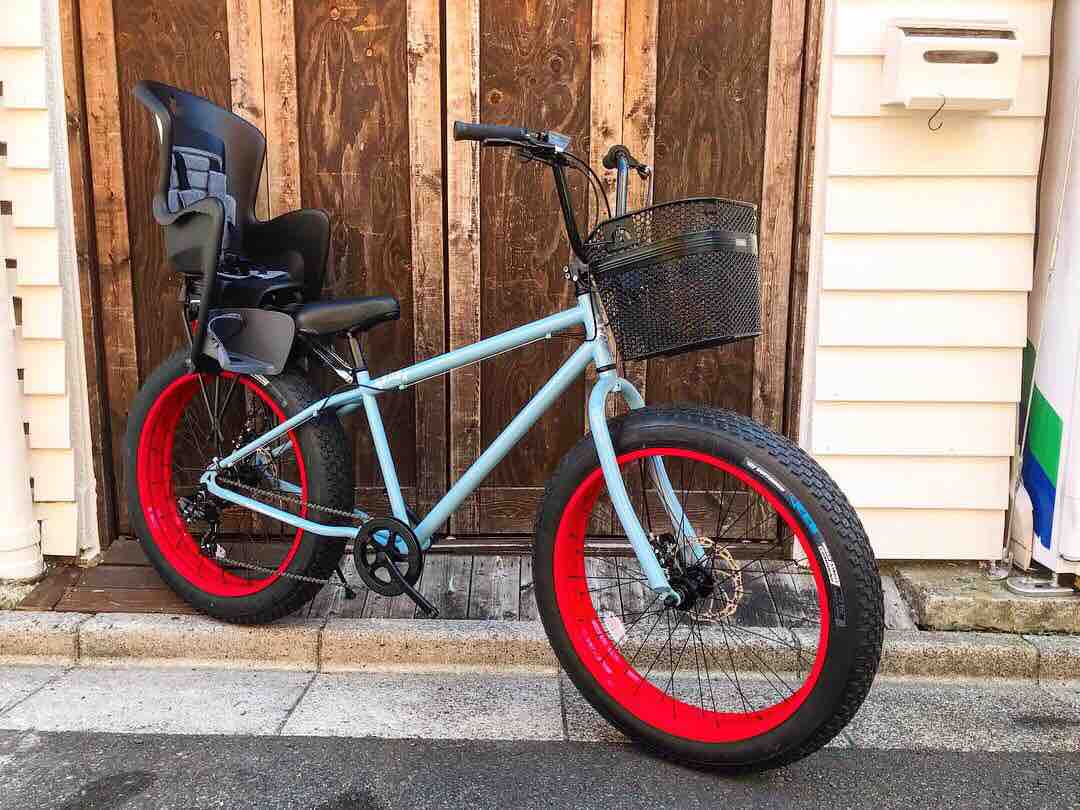 ファットバイク×チャイルドシート×パパチャリ : SLOW CYCLE Blog ファットバイク×チャイルドシート×パパチャリ : SLOW CYCLE Blog