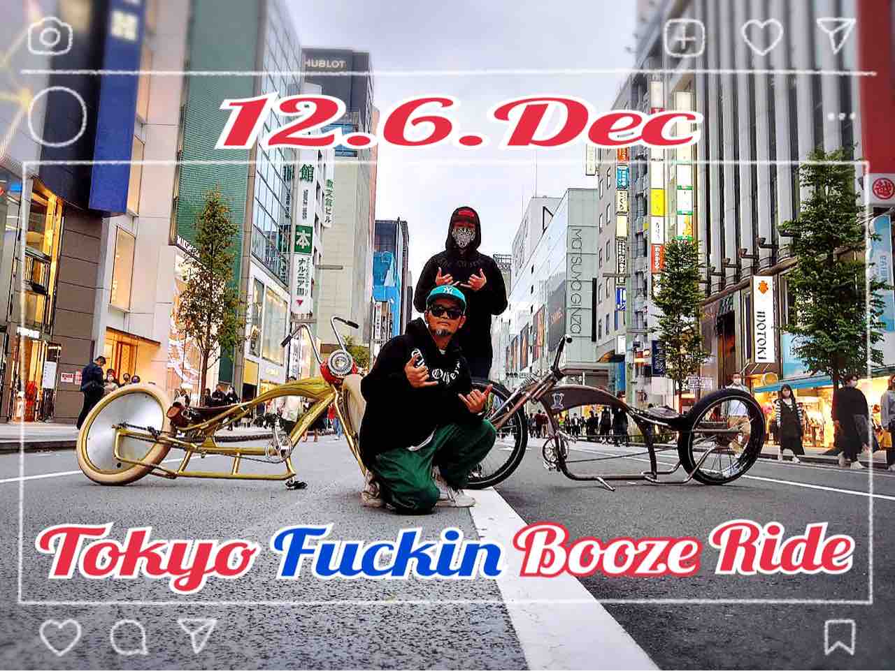 SLOW CYCLE Blog:明日は、Tokyo Fuckin Booze Rideです。お店はお休みとなります。 - livedoor ...