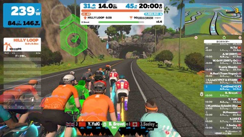 Zwift Pace Partner Ride (B)ゲームは1日1時間 : STIファクトリー備忘録