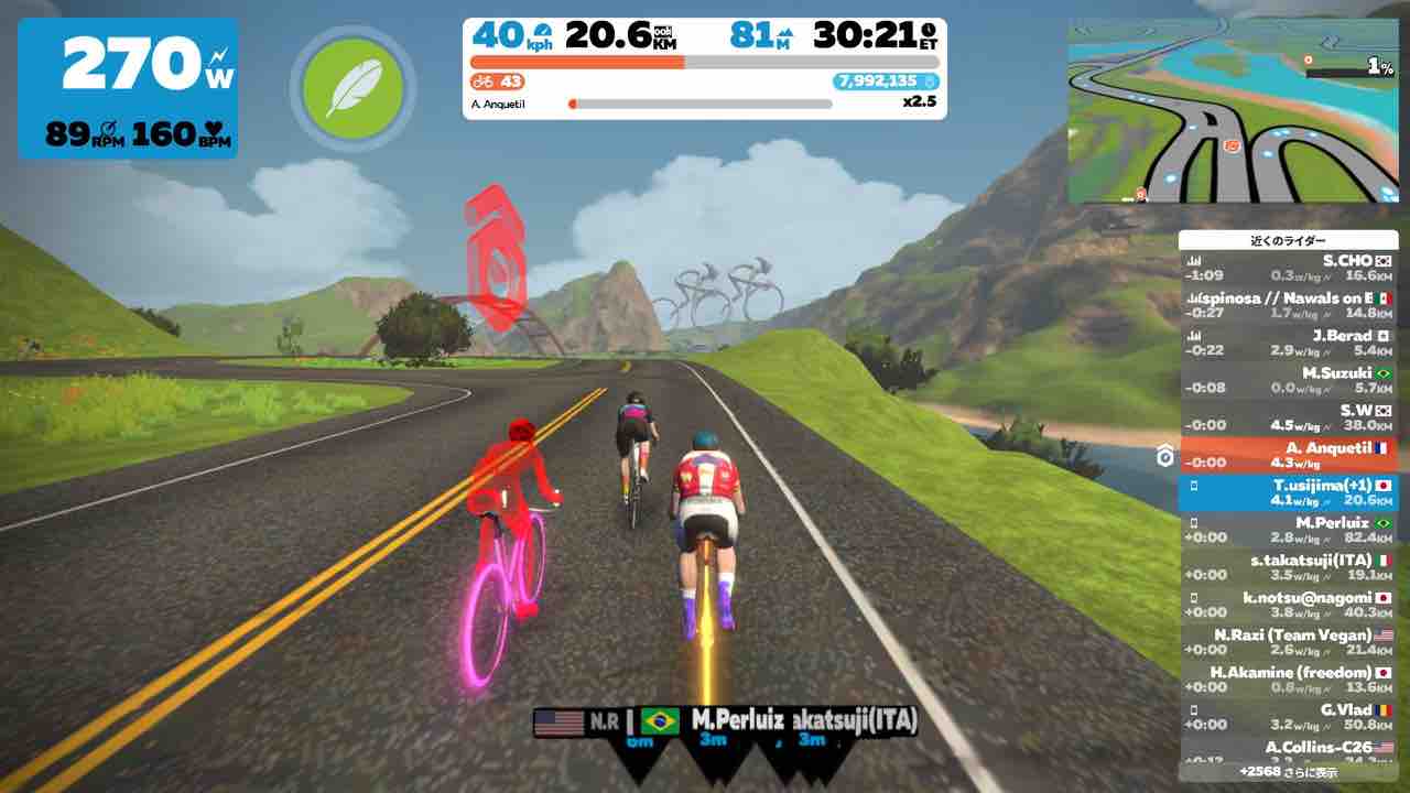 Zwift - Pace Partner Ride (A) 異世界おじさん : STIファクトリー備忘録
