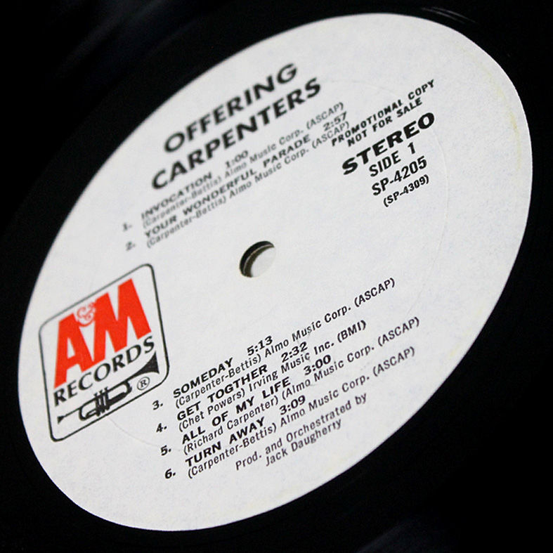 【ブログ】ゆるかわいい～♪アナログ・レコード・コレクション : Carpenters / Offering （Ticket to Ride ...