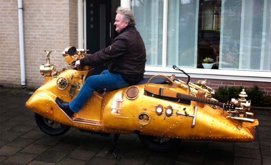 オランダのエンターテイナーが製作する愉快なスチームパンク・スクーター（Steampunk Scooter）！！ : ジャポンタ