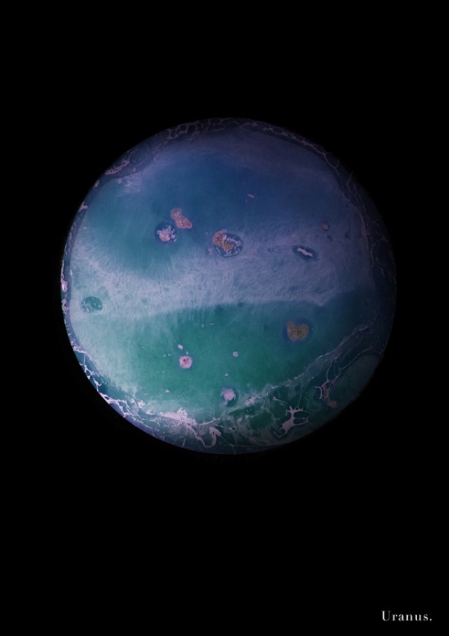 フライパンで作られた惑星たち！！天体望遠鏡で撮影されたようなリアリティー溢れる作品！！ : ジャポンタ