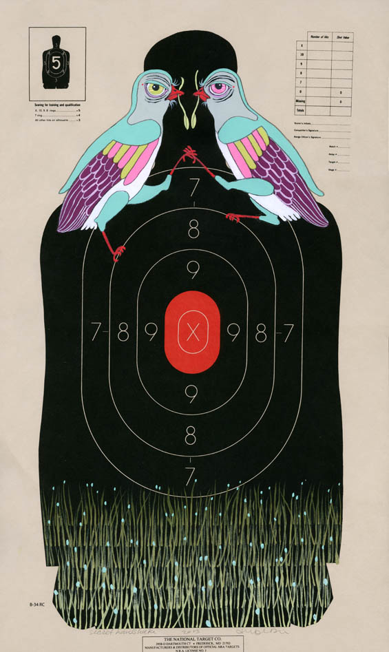 シューティングターゲット（shooting Targets）！！射撃の標的をベースに製作されたクールな作品！！ ジャポンタ 1230