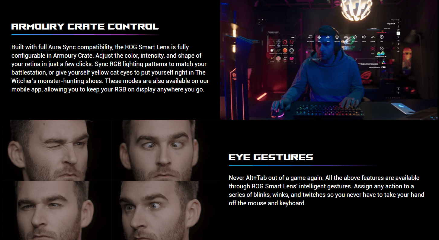 ROG Smart Lens発表 世界初のゲーミングコンタクトレンズ : ASUS好きのZenBlog（ゼンブログ）